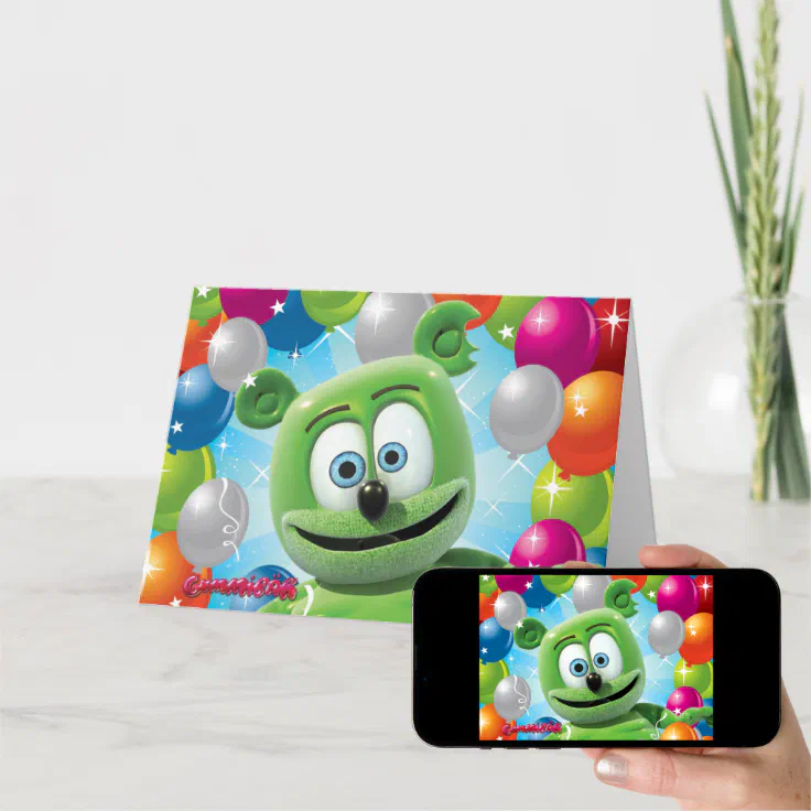 Gummibär (The Gummy Bear) Birthday Card | Zazzle
