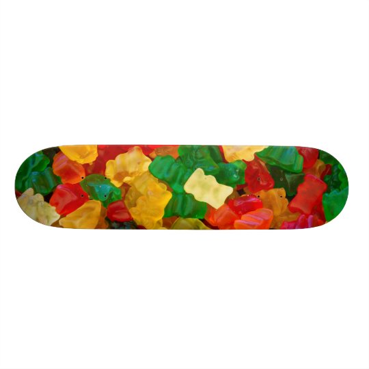 Gummy Bear Rainbow Colored Candy Skateboard | Zazzle.com