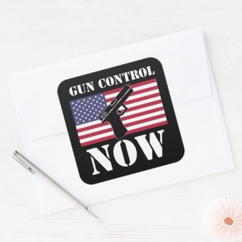 Gun Control Now - American Flag - Sticker | Zazzle