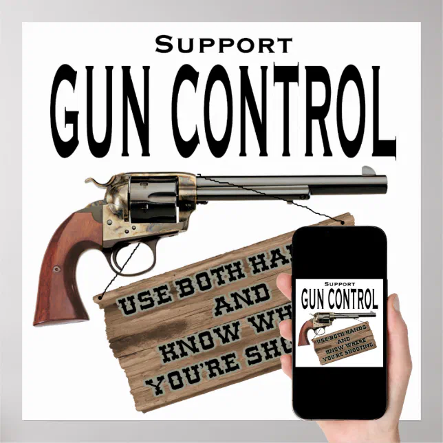 Gun Control Poster | Zazzle