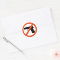 GUN-FREE ZONE STICKERS | Zazzle