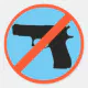 GUN-FREE ZONE STICKERS | Zazzle