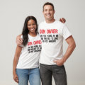 Gun Owner Patriotic American Gun Gifts Second Amen T-Shirt | Zazzle