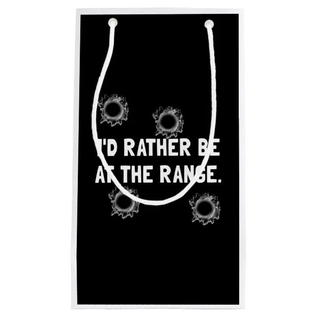 Gun Range Small Gift Bag | Zazzle