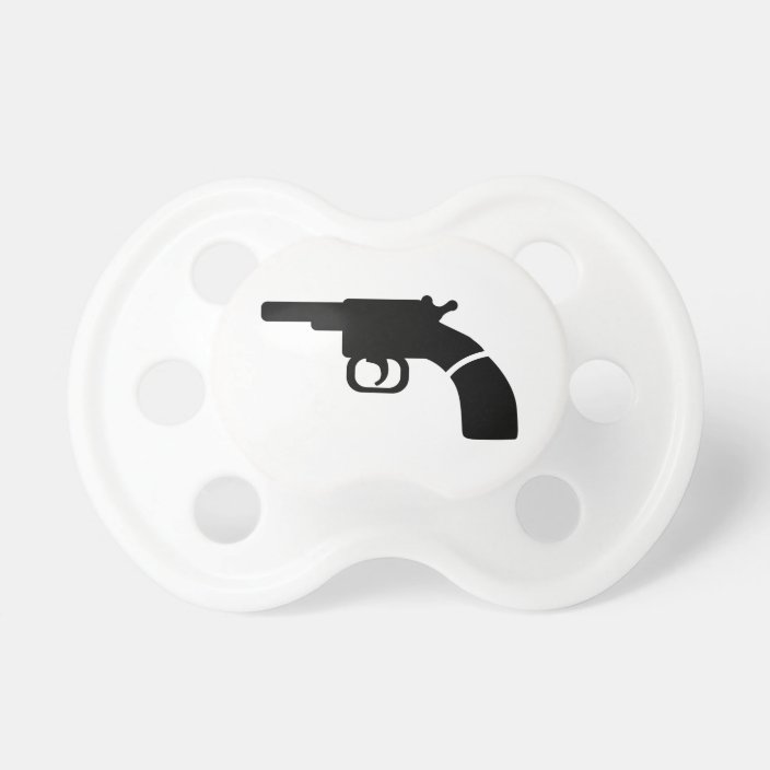 Gun revolver pacifier | Zazzle.com