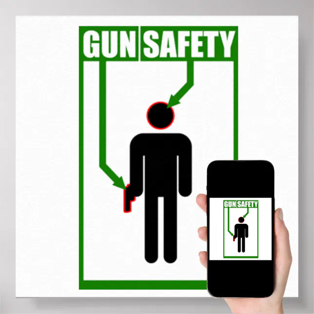 Gun Safety Poster | Zazzle