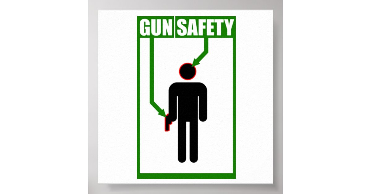 Gun Safety Poster | Zazzle