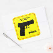 Gun Safety Stickers | Zazzle