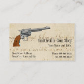 Gun Shop Business Card | Zazzle