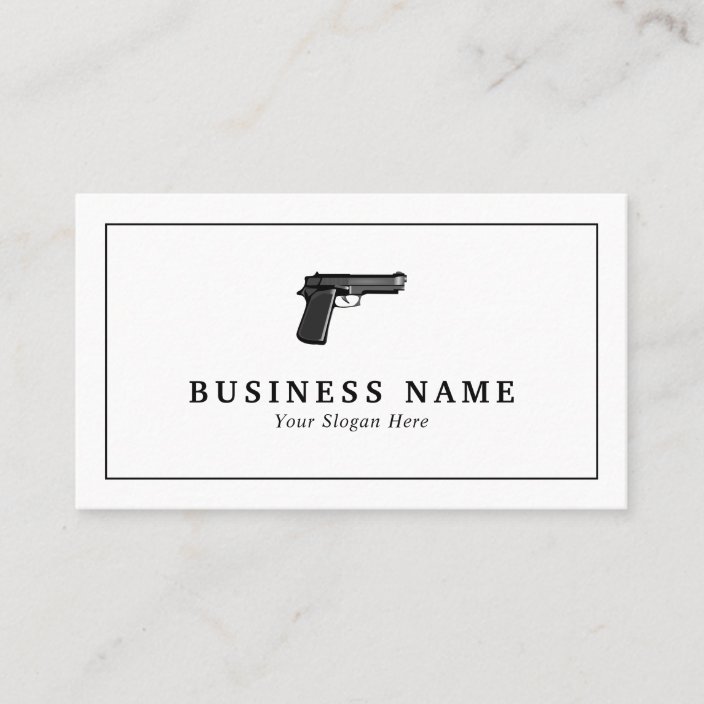 Gun Shop Business Card | Zazzle.com