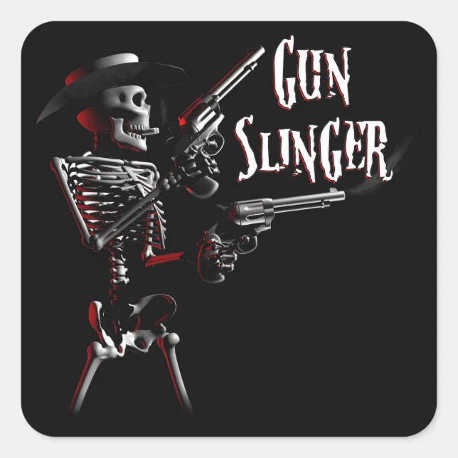 Gun Slinger Stickers | Zazzle