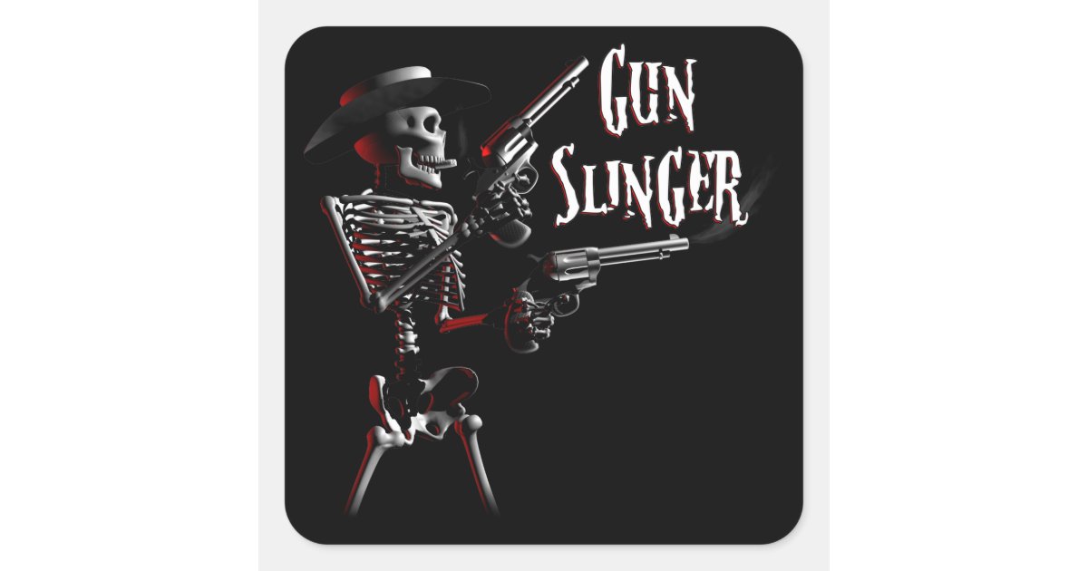 Gun Slinger Stickers | Zazzle