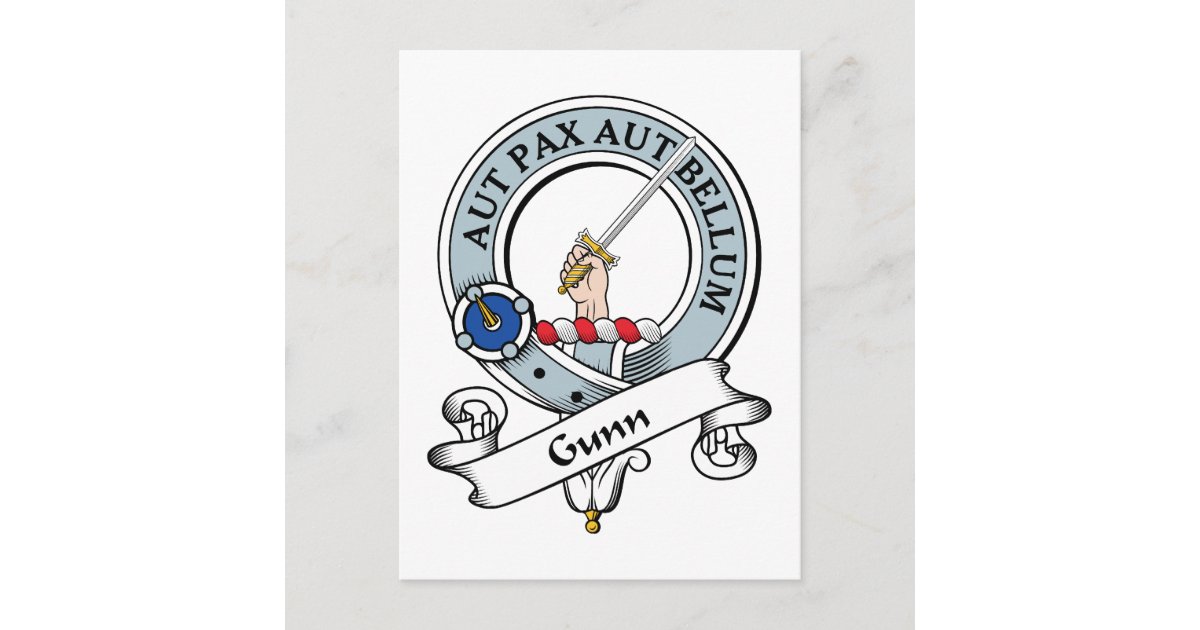 Gunn Clan Badge Postcard | Zazzle