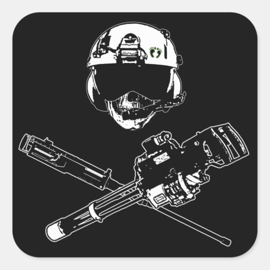Gunner Pirate Sticker | Zazzle.com