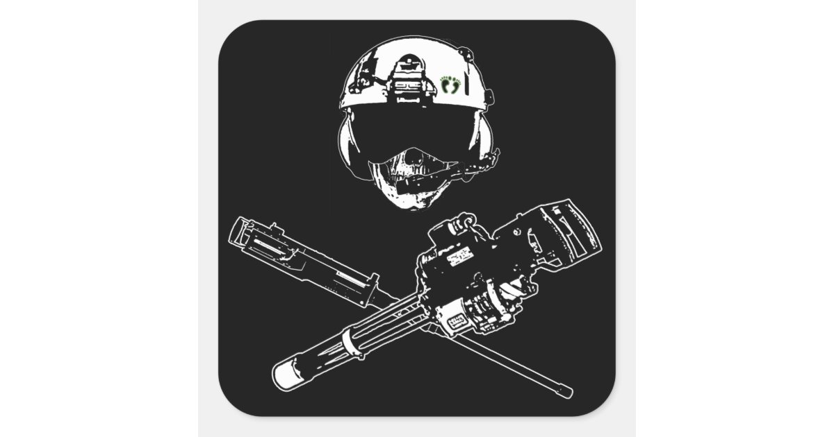 Gunner Pirate Sticker | Zazzle