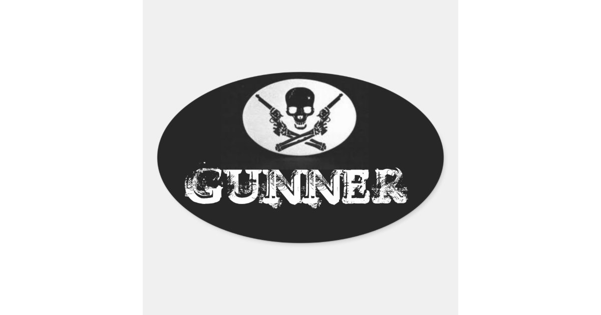 Gunner Sticker | Zazzle