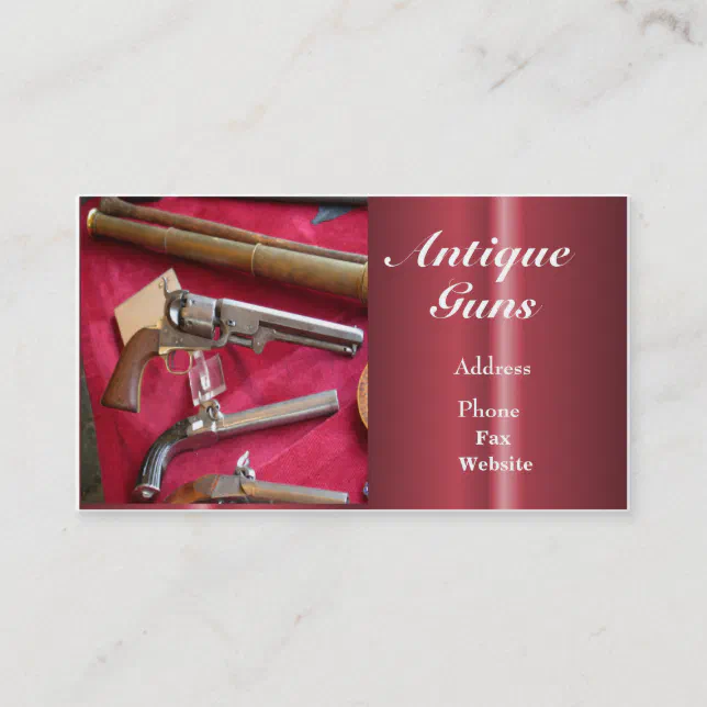 Guns Business Card | Zazzle