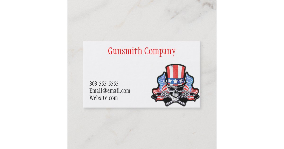 Gunsmith Business Card | Zazzle
