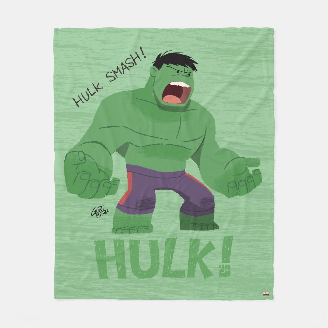 Guri Hiru Hulk Fleece Blanket | Zazzle