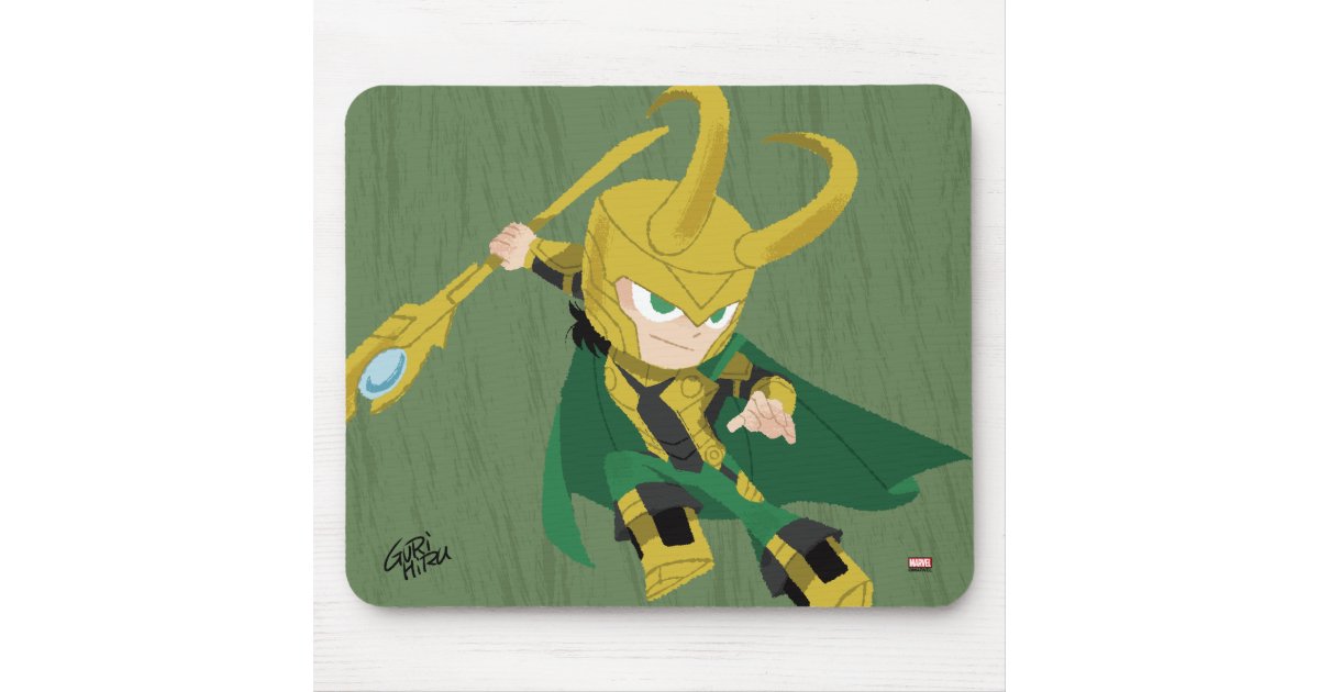 Guri Hiru Loki Mouse Pad | Zazzle