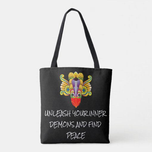 Gurulu Raksha Sri Lanka demon design Tote Bag | Zazzle