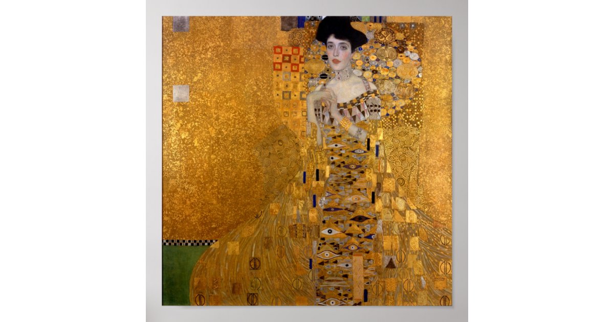 Gustav Klimt, Adele Bloch-Bauer (1907) Poster | Zazzle
