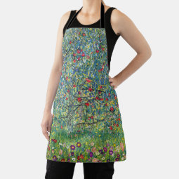 Gustav Klimt - Apple Tree Apron | Zazzle
