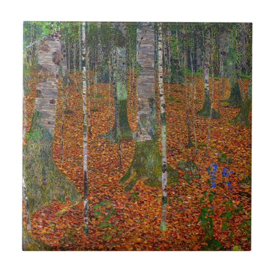 Gustav Klimt - Birch Wood Ceramic Tile | Zazzle.com Gustav Klimt - Birch Wood Ceramic Tile | Zazzle.com
