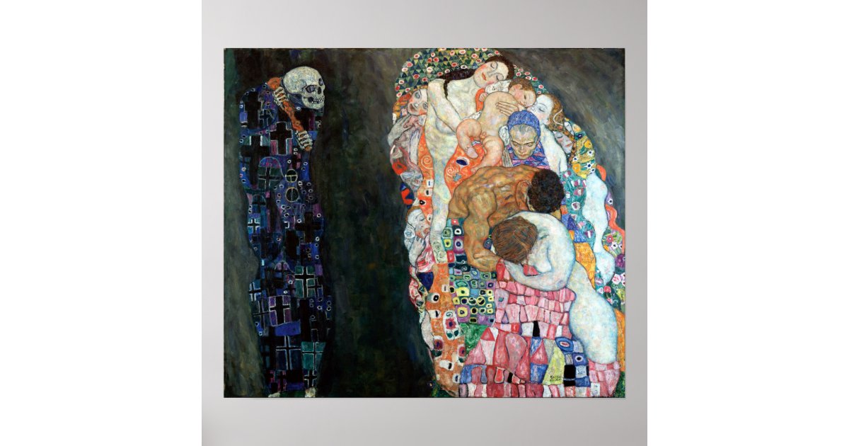 Gustav Klimt Death and Life Poster | Zazzle