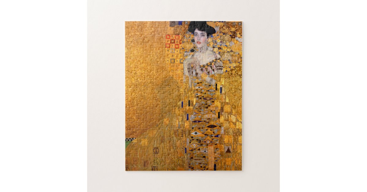 Gustav Klimt Portrait Jigsaw Puzzle | Zazzle