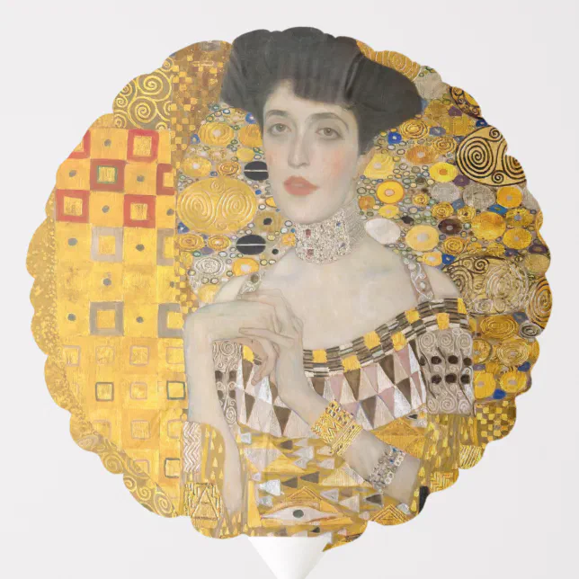 Gustav Klimt - Portrait of Adele Bloch-Bauer I Balloon | Zazzle
