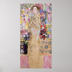 Gustav Klimt - Portrait of Maria Munk Poster | Zazzle