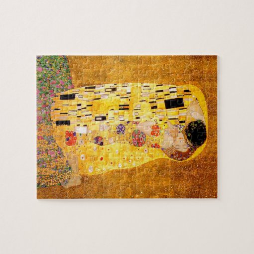 Gustav Klimt “The Kiss” Jigsaw Puzzle | Zazzle