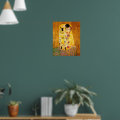 Gustav Klimt "The Kiss" Poster | Zazzle