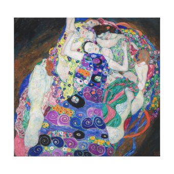 Gustav Klimt The Maiden Canvas Print | Zazzle