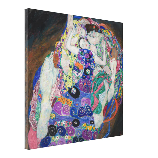 Gustav Klimt The Maiden Canvas Print | Zazzle