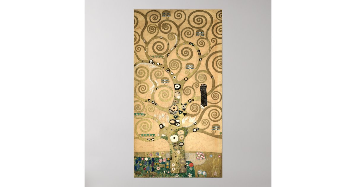 Gustav Klimt - The Tree of Life, Stoclet Frieze Poster | Zazzle