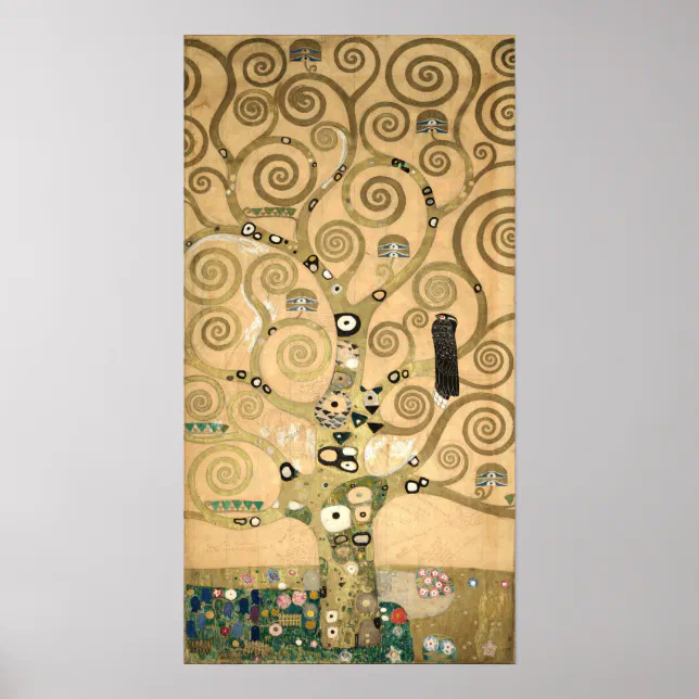 Gustav Klimt - The Tree of Life, Stoclet Frieze Poster | Zazzle