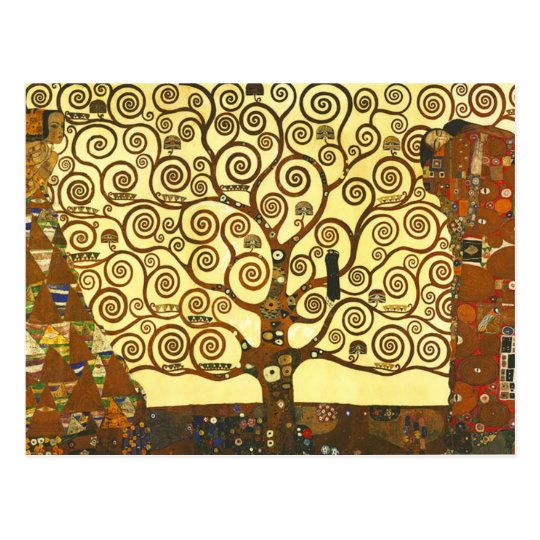 Gustav Klimt Tree of Life Postcard | Zazzle.com