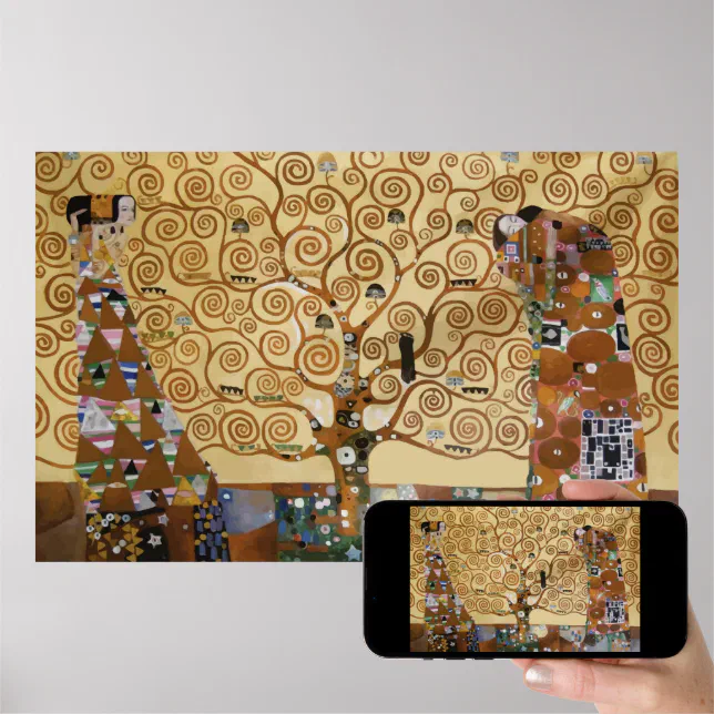 Gustav Klimt Tree Of Life Poster | Zazzle