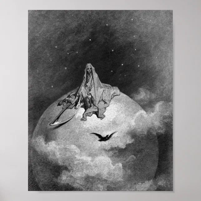 Gustave Dore - The Raven Poster | Zazzle