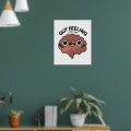 Gut Feeling Funny Anatomy Intestine Pun Poster | Zazzle