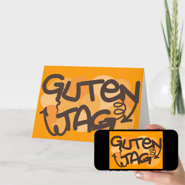 Guten tag German Hello in graffiti style Card | Zazzle