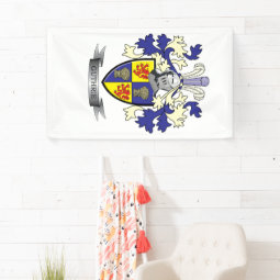Guthrie Family Crest Coat of Arms Banner | Zazzle