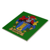 Gutierrez Family Coat of Arms Tile | Zazzle