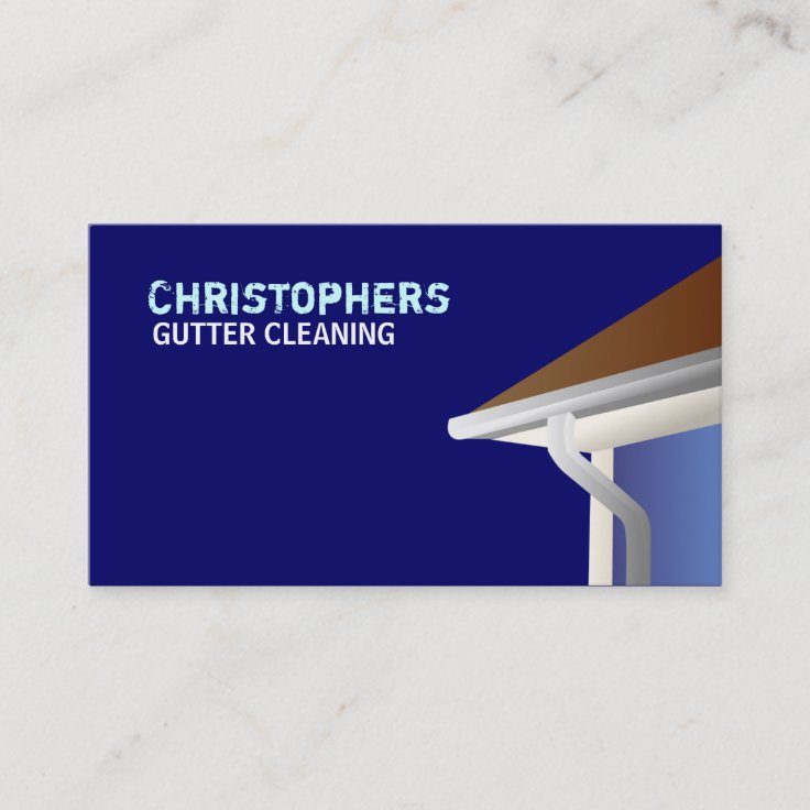 Gutter Cleaning Business Cards | Zazzle