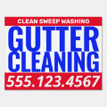 Gutter Cleaning Sign | Zazzle