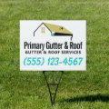 Gutter Roof Cleaning & Repair Sign | Zazzle