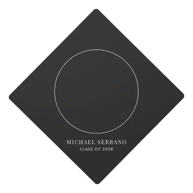 Guy Graduate Photo Personalized Graduation Cap Topper | Zazzle