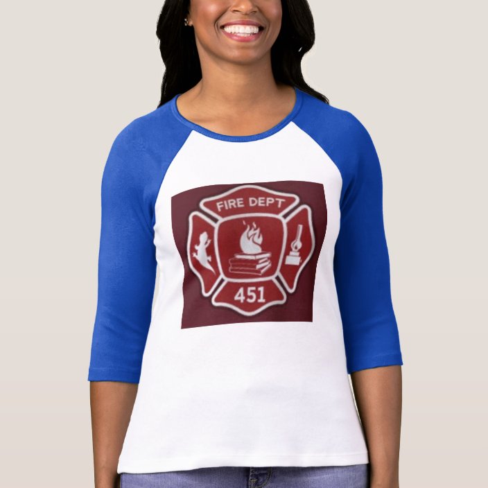 Guy Montag Firefighter shirt | Zazzle.com